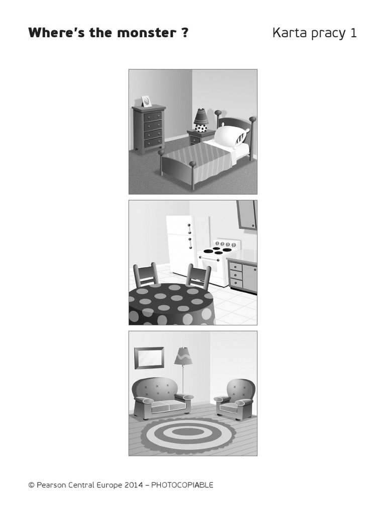 Where's the Monster? Activity Sheet | PDF