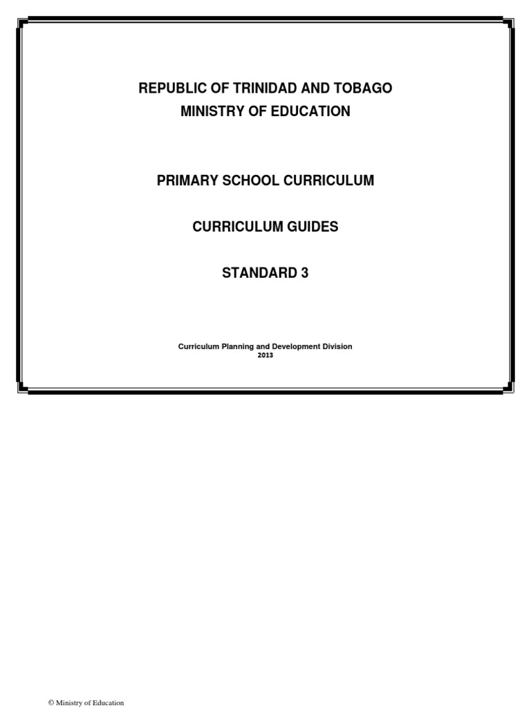 5 Curriculum Guides STD 3 PDF | PDF | Reading (Process) | Literacy