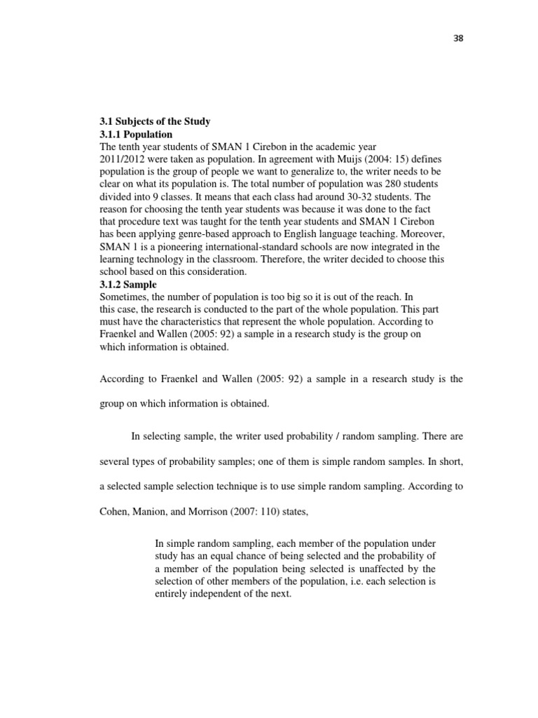 Chapter III | PDF | Validity (Statistics) | Likert Scale