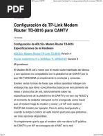 Configura Cualquier Modem ADSL para CANTV - Solución para ABA Venezuela ...