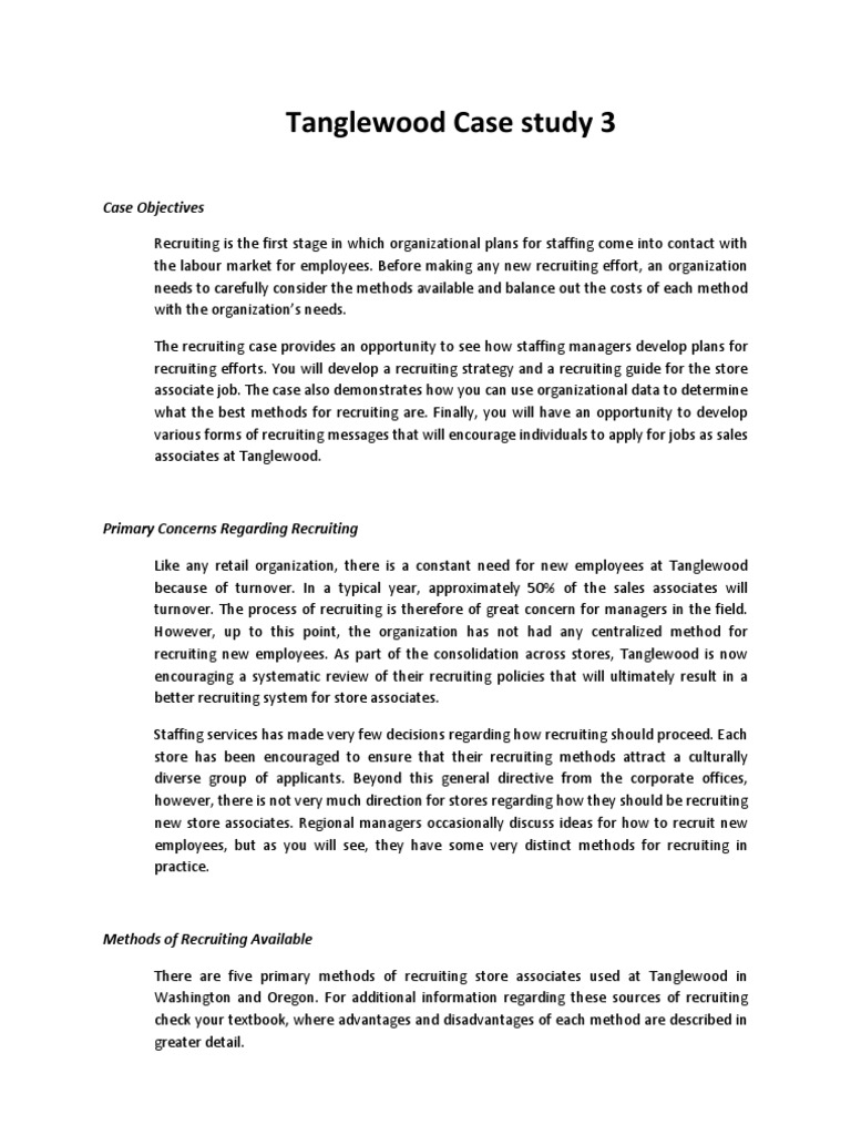 Case Study 33 | Recruitment | Employment