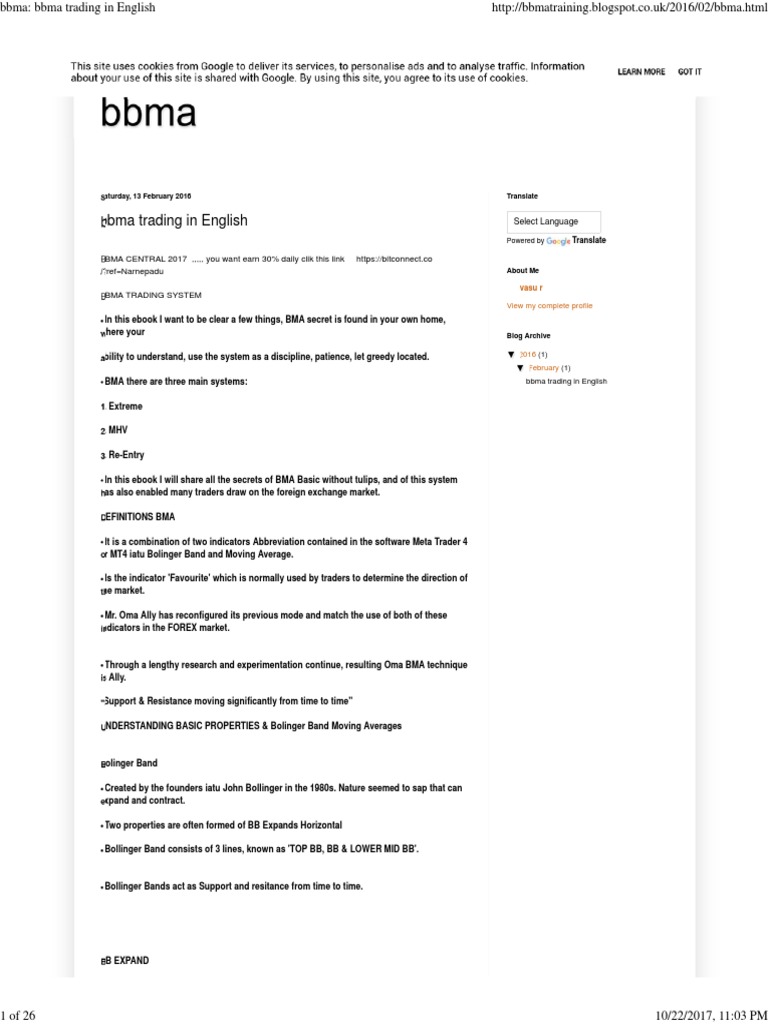 BBMA Trading Guide for Forex Traders | PDF | Http Cookie | Business