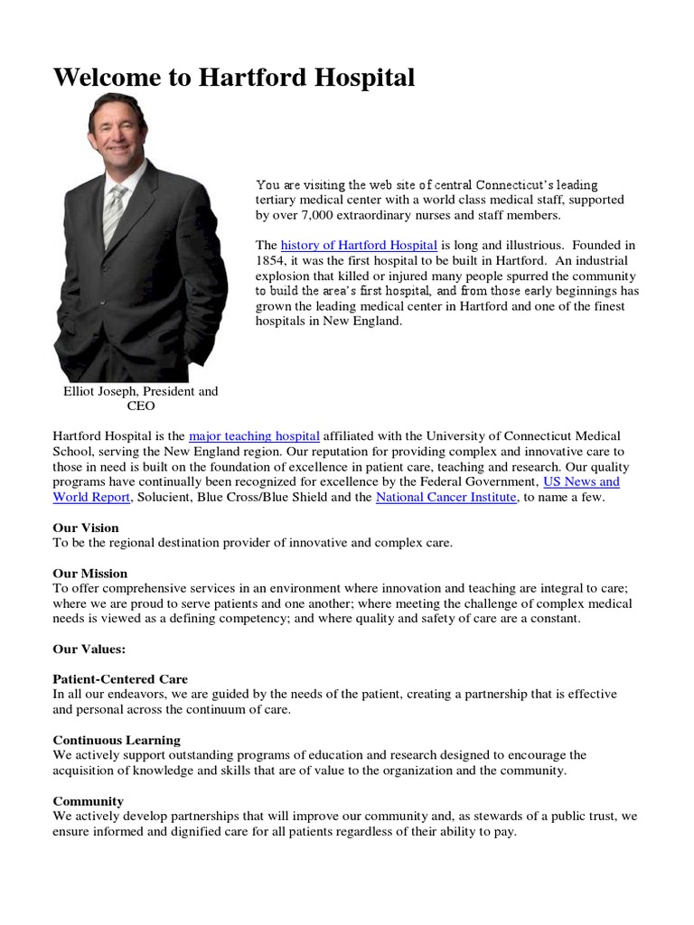 Vision of Hospital | PDF | Health Care | Patient