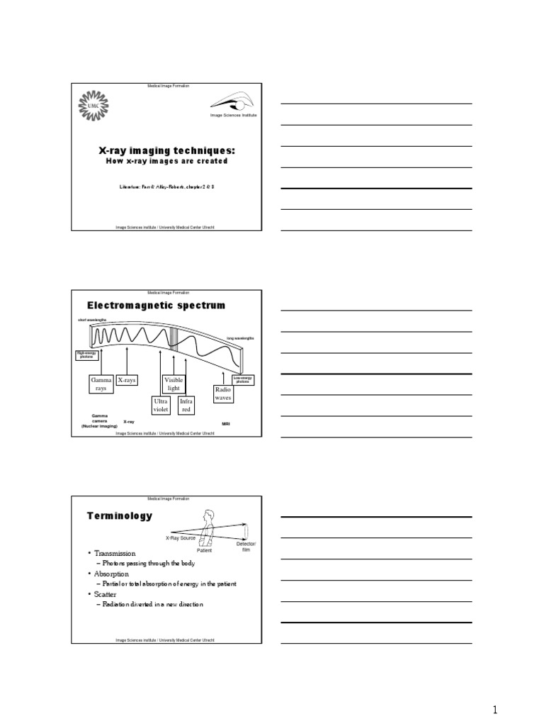 X-Ray Imaging Techniques | Download Free PDF | Radiography | X Ray