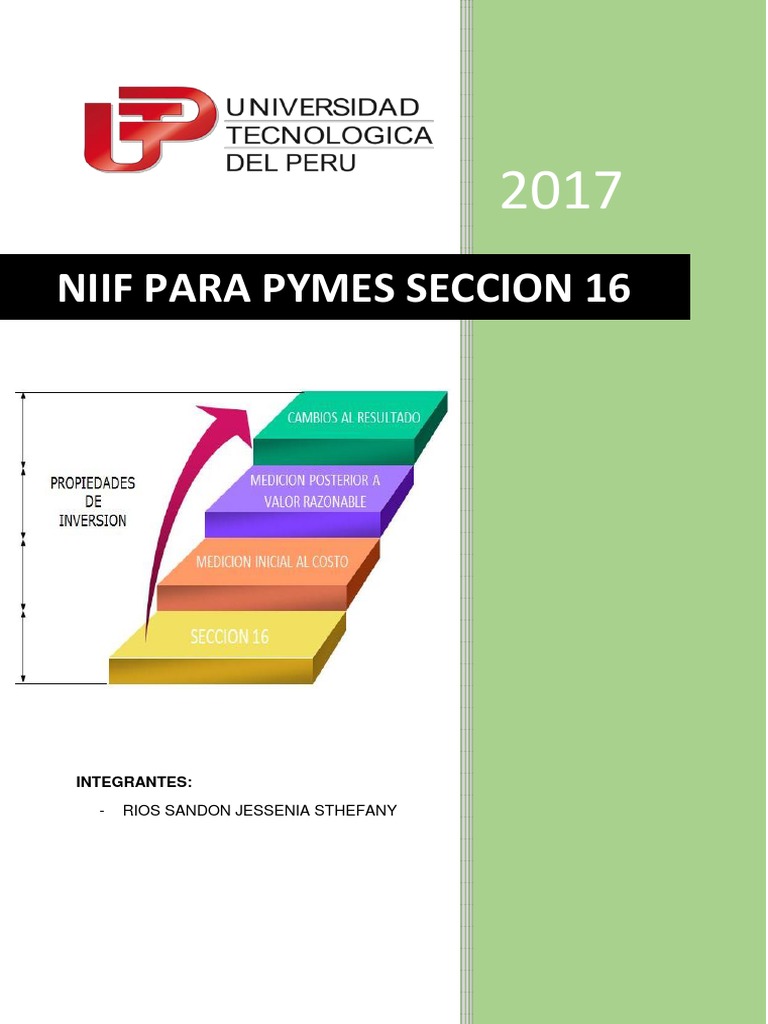 Niif para Pymes Secc.16 | PDF | Inversiones | Medición