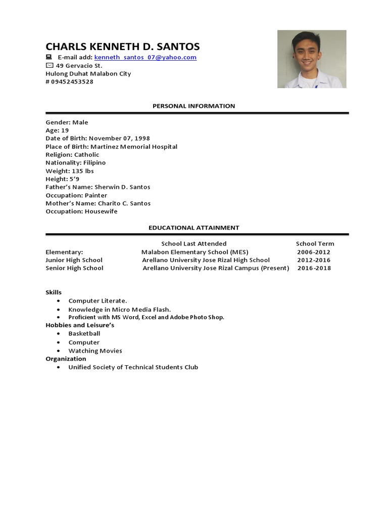 Kenneth Resume | PDF