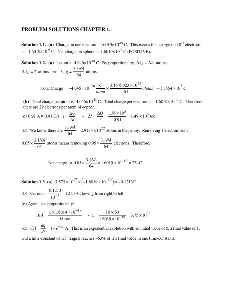 R. A. DeCarlo and P. Lin-Linear Circuit Analysis - Solution Manuel PDF ...