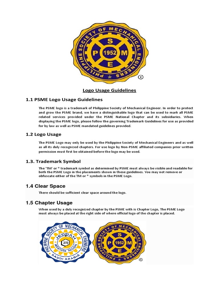 PSME Logo Usage Guidelines | PDF