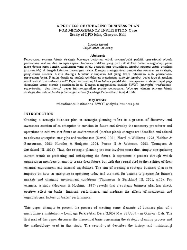 Swot Analysis Pdf Analisis Swot Manajemen Strategis