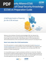 CCSK Prep Guide V3 | PDF | Cloud Computing | Computer Security