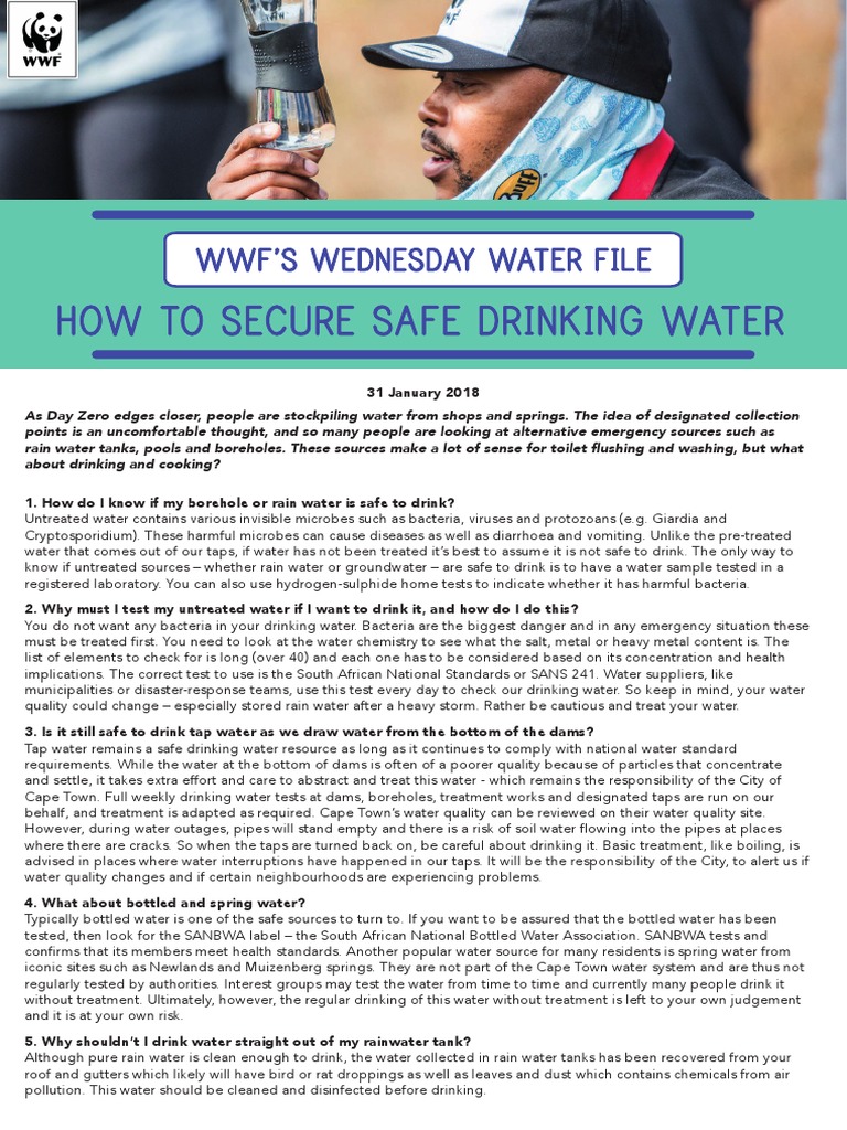 How To Secure Safe Drinking Water How To Secure Safe Drinking Water ...