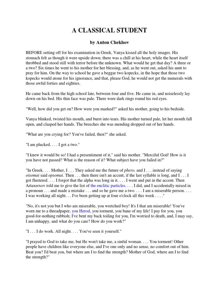 A Classical Student | PDF