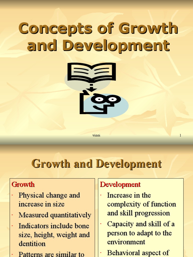 27 Concepts of Growth and Development Edited | PDF | Id | Developmental ...