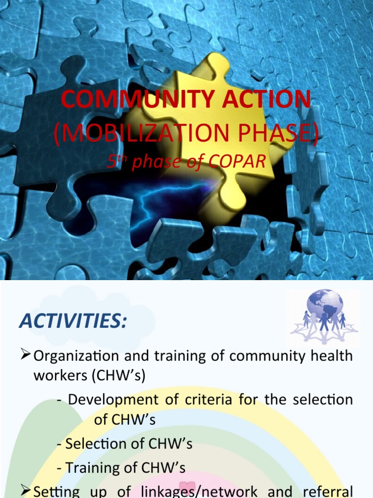 Community Action: (Mobilization Phase) | PDF | Evaluation | Goal