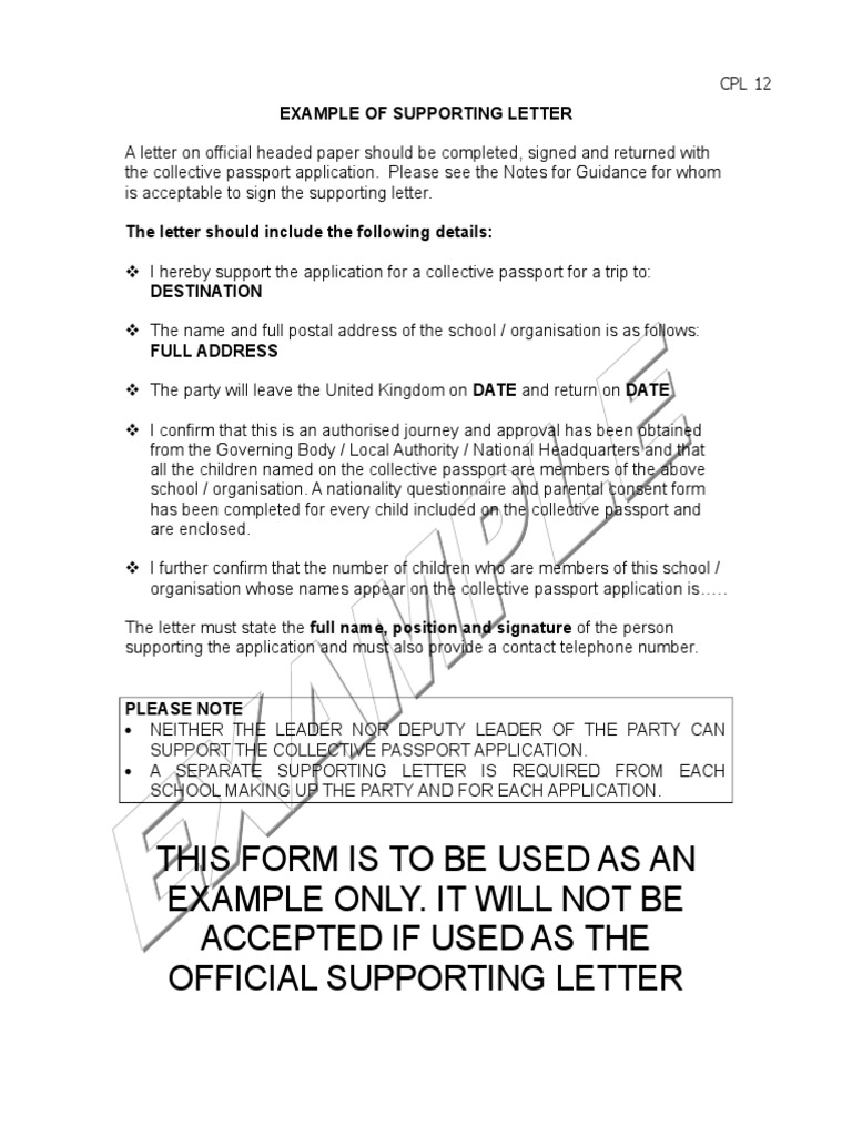 This Form Is To Be Used As An Example Only. It Will Not Be Accepted If ...