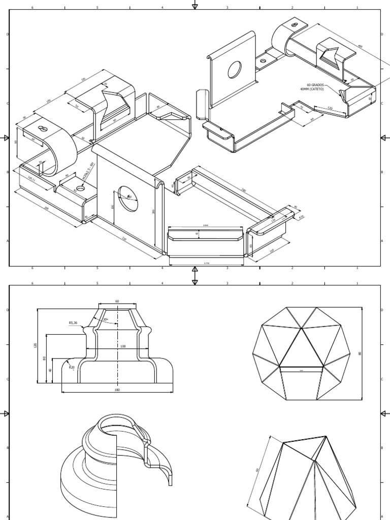 Practica de Inventor (Sheet Metal) PDF | PDF