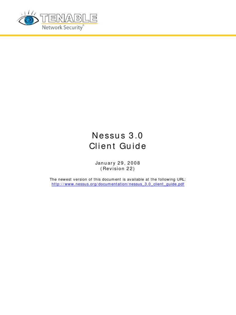 Nessus 30 Client Guide Pdf Port Computer Networking World Wide Web