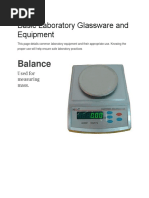 Laboratory Equipment Functions Guide | PDF | Laboratories | Laboratory ...