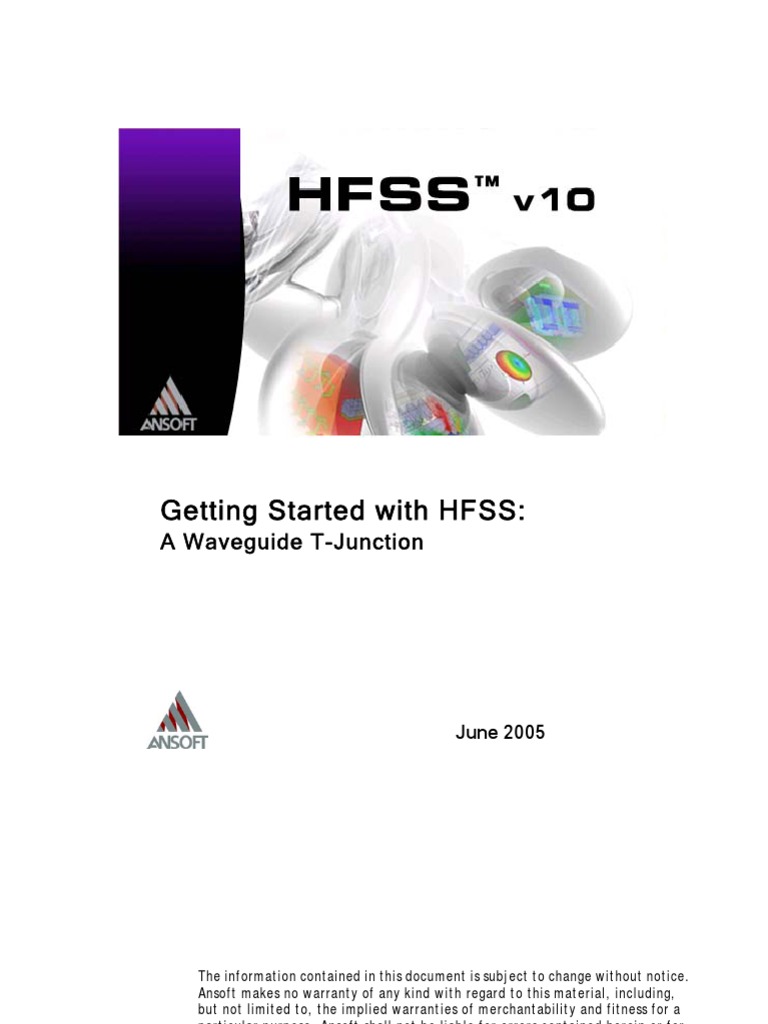 HFSS Getstart | PDF | Computers