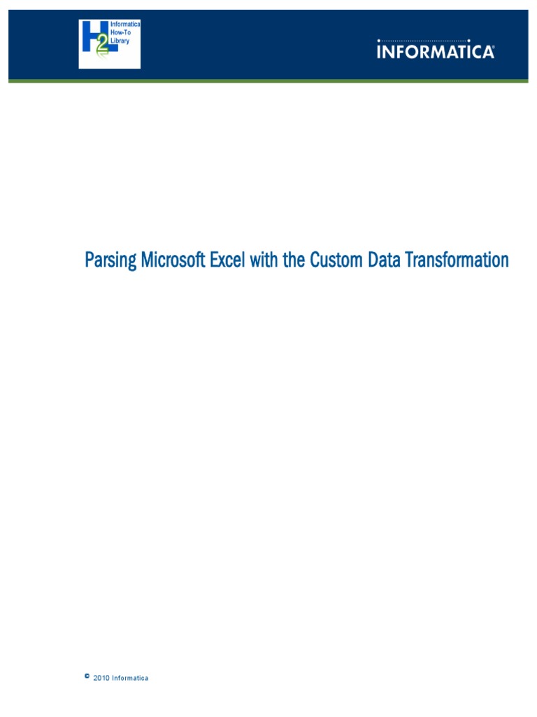 0195 Parsing Excel Sheets | PDF | Xml | Microsoft Excel