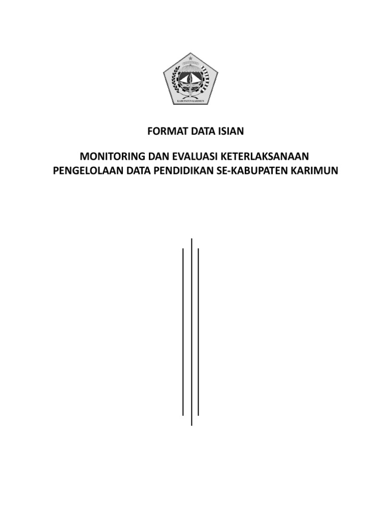 Format Isian Data Sekolah | PDF