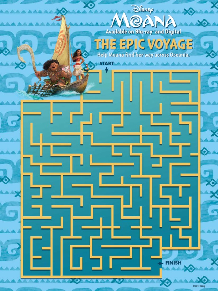 Moana Printable Activity Book | PDF