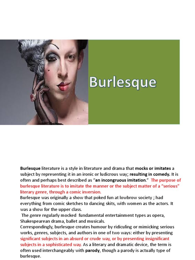 Burlesque | PDF | Parody | Comedy