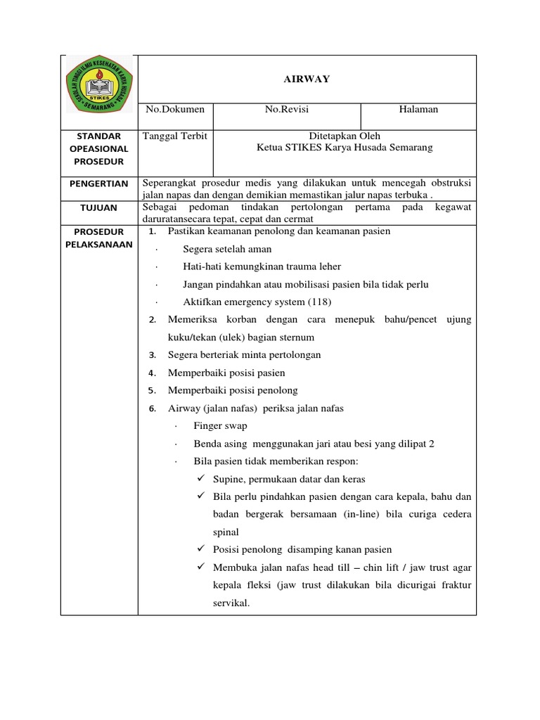 SOP Panum Gadar | PDF