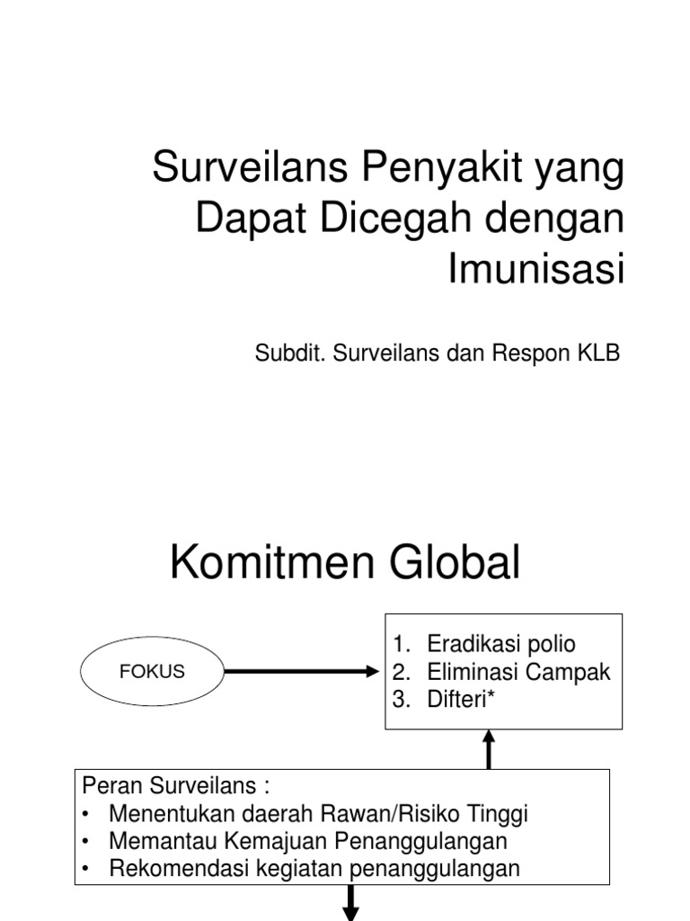 Surveilans Pd3i | PDF