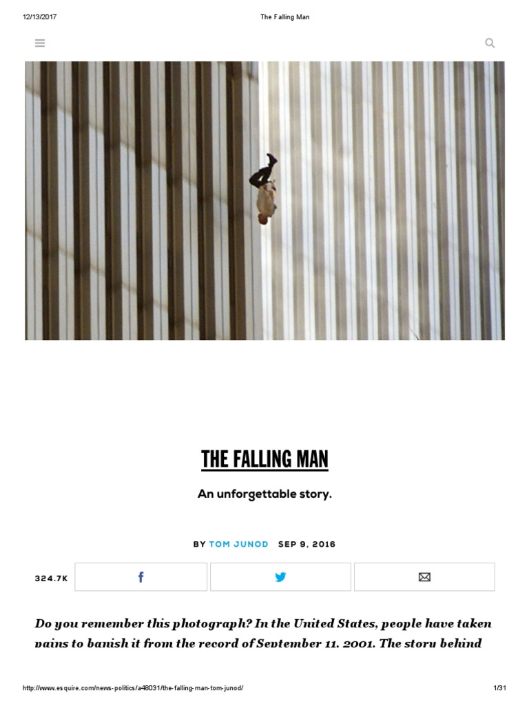 The Falling Man | PDF | Mystery, Thriller & Crime Fiction | Young Adult
