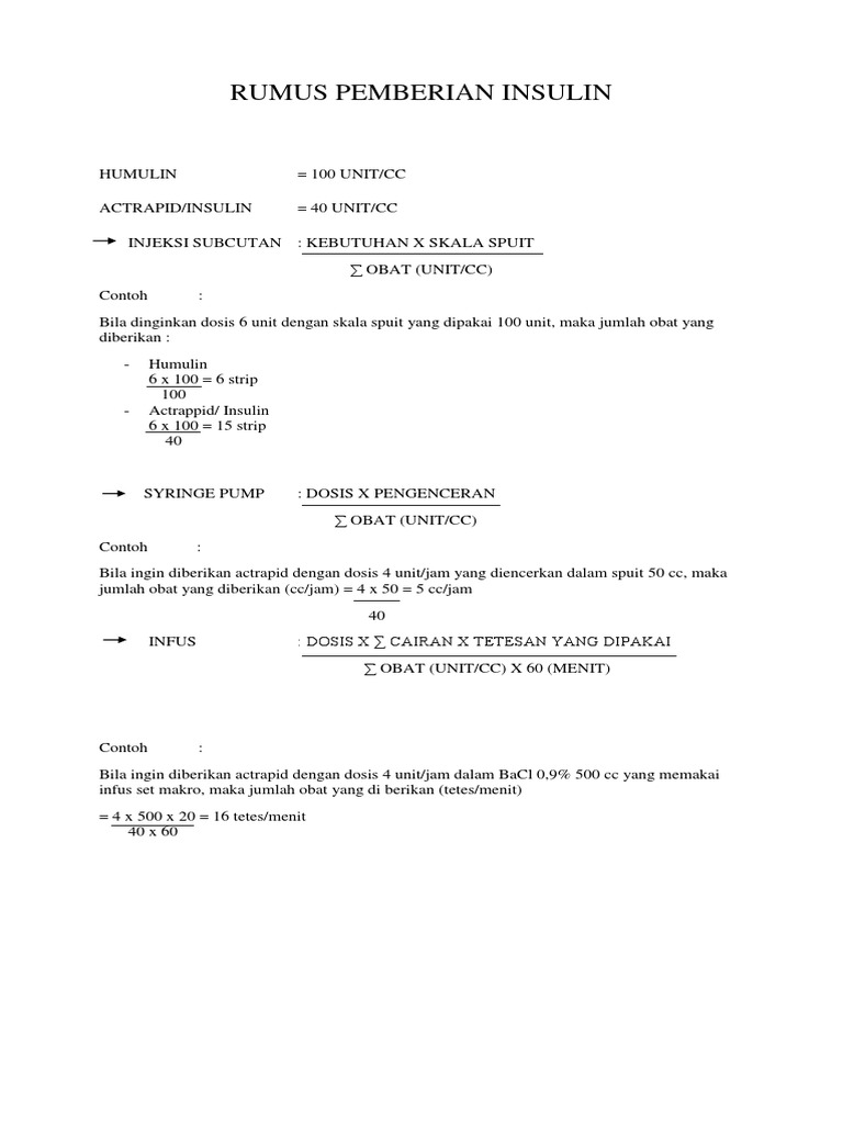 Obat Insulin | PDF | Metode & Bahan Ajar | Kesehatan Holistik