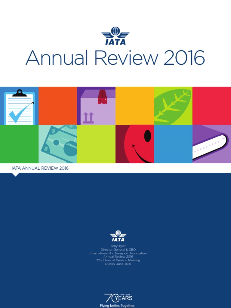 Iata Annual Review 2016 PDF | PDF | Unmanned Aerial Vehicle | Traffic ...