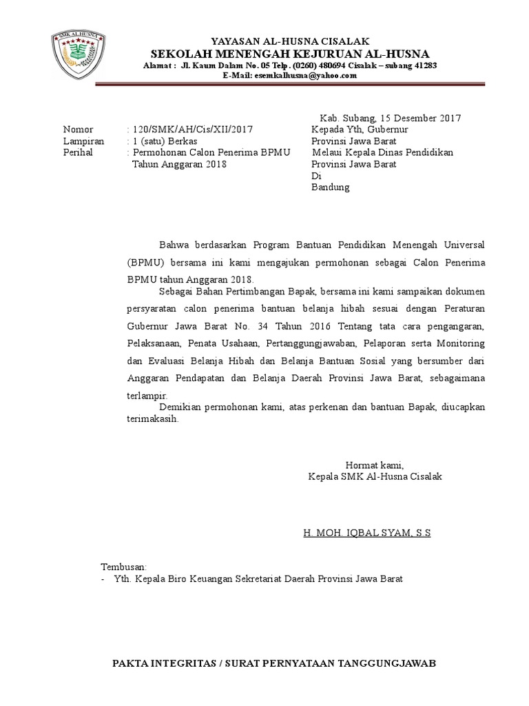 Surat Permohonan | PDF