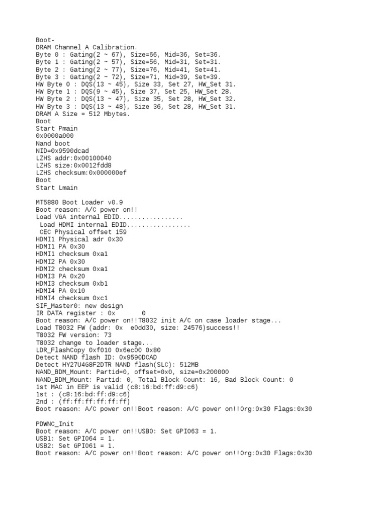 Hi Sense | PDF | Booting | Flash Memory