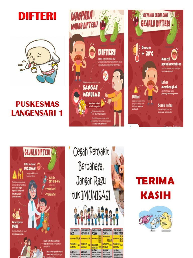 Leaflet Promkes Difteri | PDF