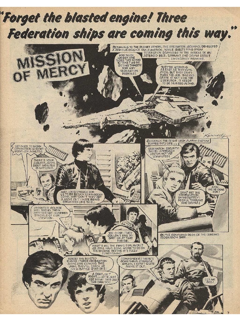 Blake's 7 - The Complete Comic Strips - Part 1 | PDF