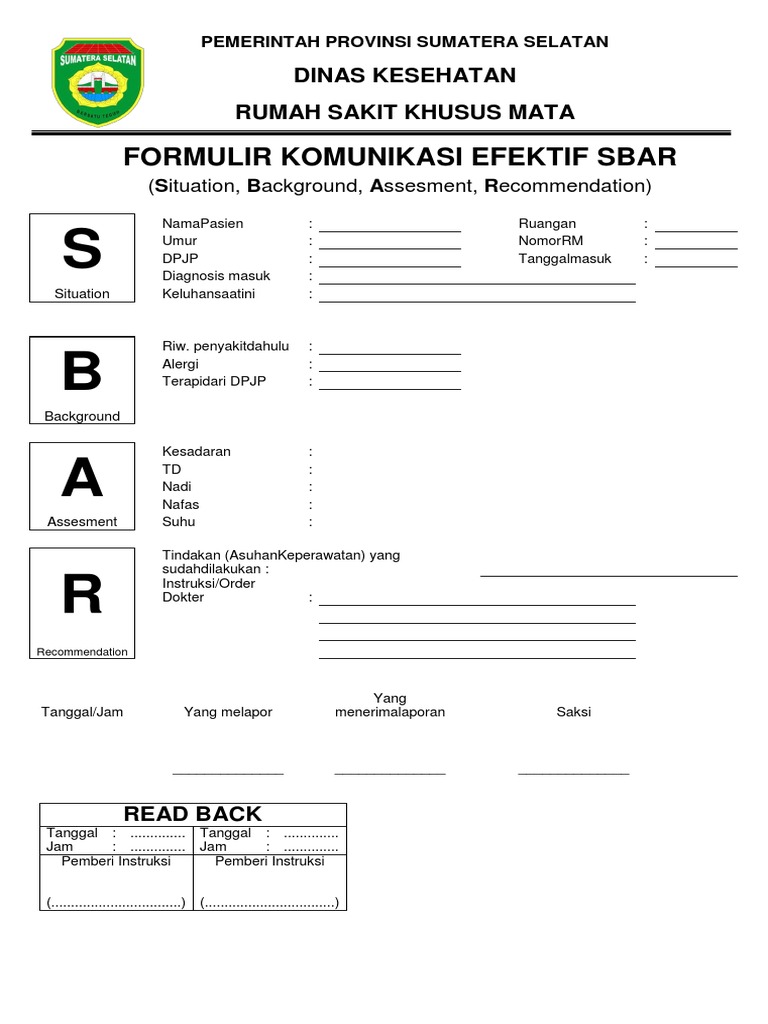 Formulir Komunikasi Efektif | PDF