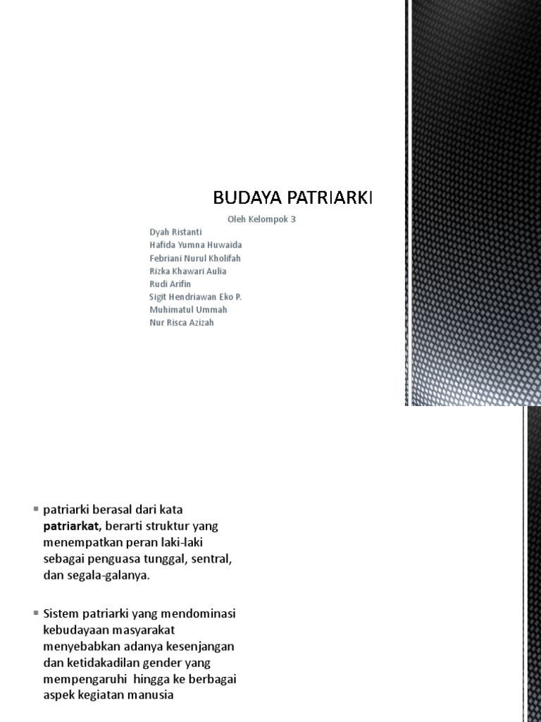 Budaya Patriarki | PDF