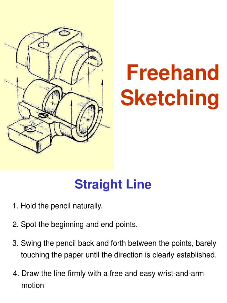 Freehand Sketching Techniques Guide | PDF