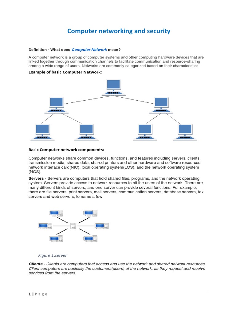 Computer Networking and Security.12 | PDF | Network Topology | Osi Model
