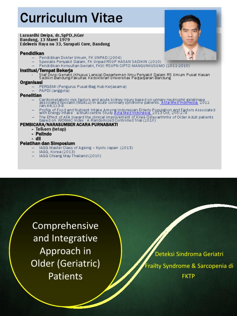 Dr. Lazuardhi Dwipa-Simpo Lansia 97 | PDF | Geriatrics | Health Care