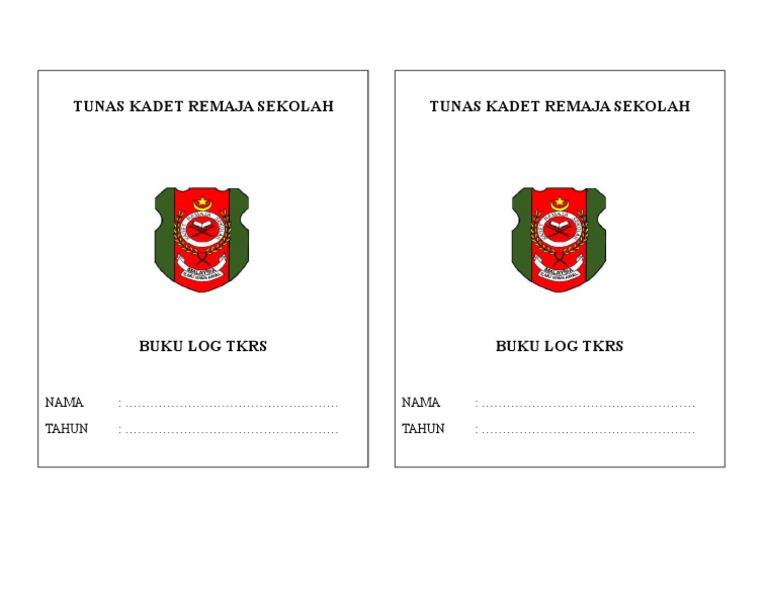 Kulit Depan Buku Log | PDF