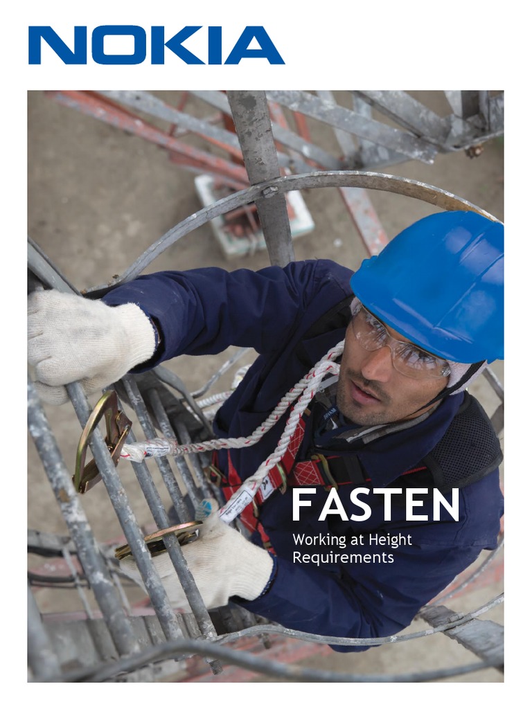 Nokia HSS H&S Working at Height FASTEN Guidelines | PDF | Nature