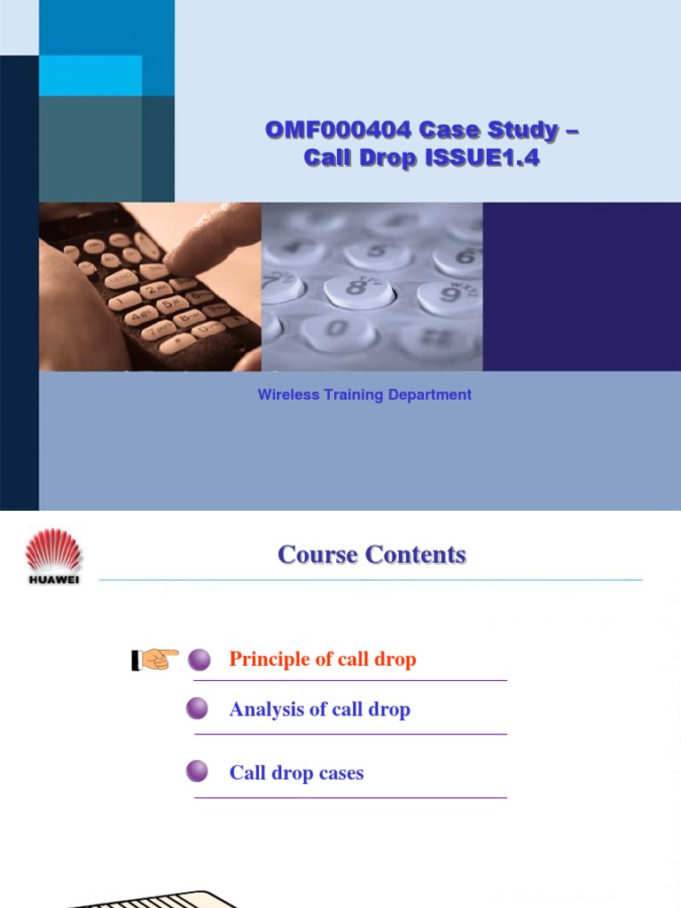 Wireless Call Drop Analysis | PDF | Electromagnetic Interference ...