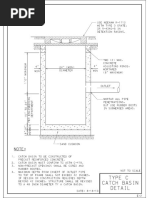 Catch Basin Detail: Detailed Plan | PDF