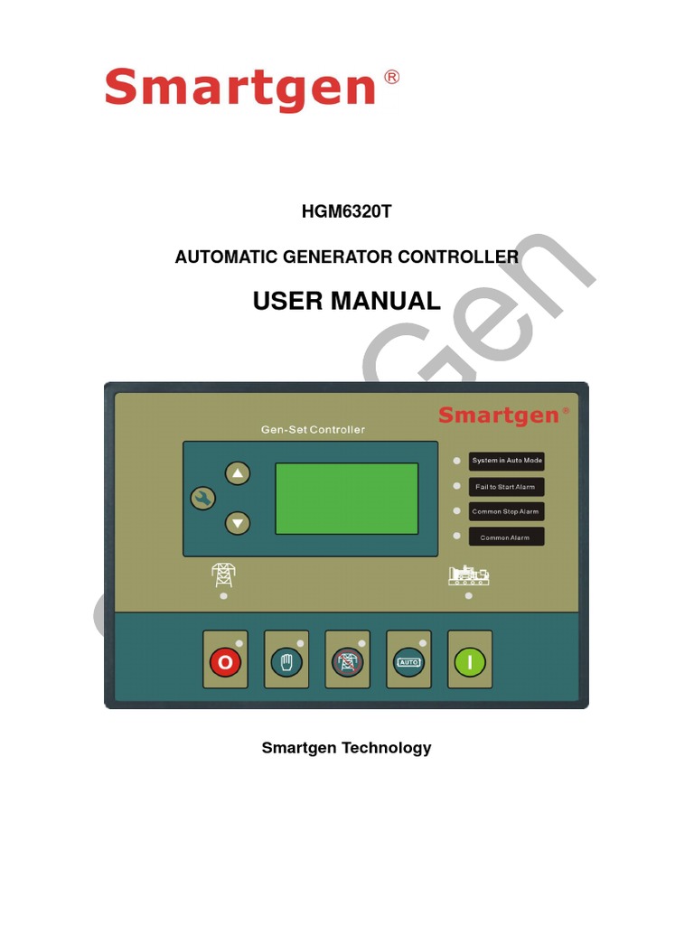 User Manual: HGM6320T Automatic Generator Controller | PDF | Mains Electricity | Power Supply