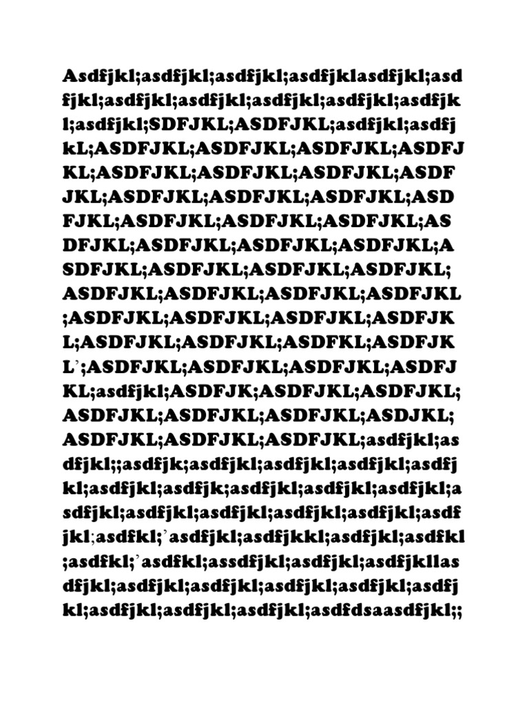 Asdfjkl | PDF