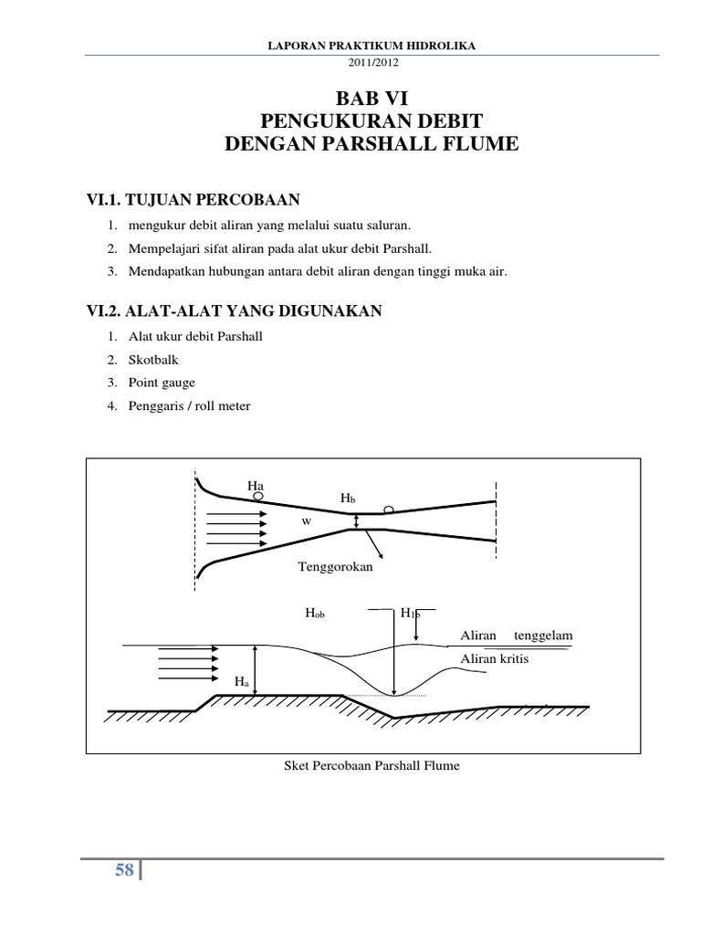 Bab Vi Parshal Flume | PDF | Griya & Taman
