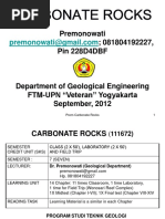 Dunham 1962 AAPG Classification of Carbonate Rocks | PDF | Limestone ...