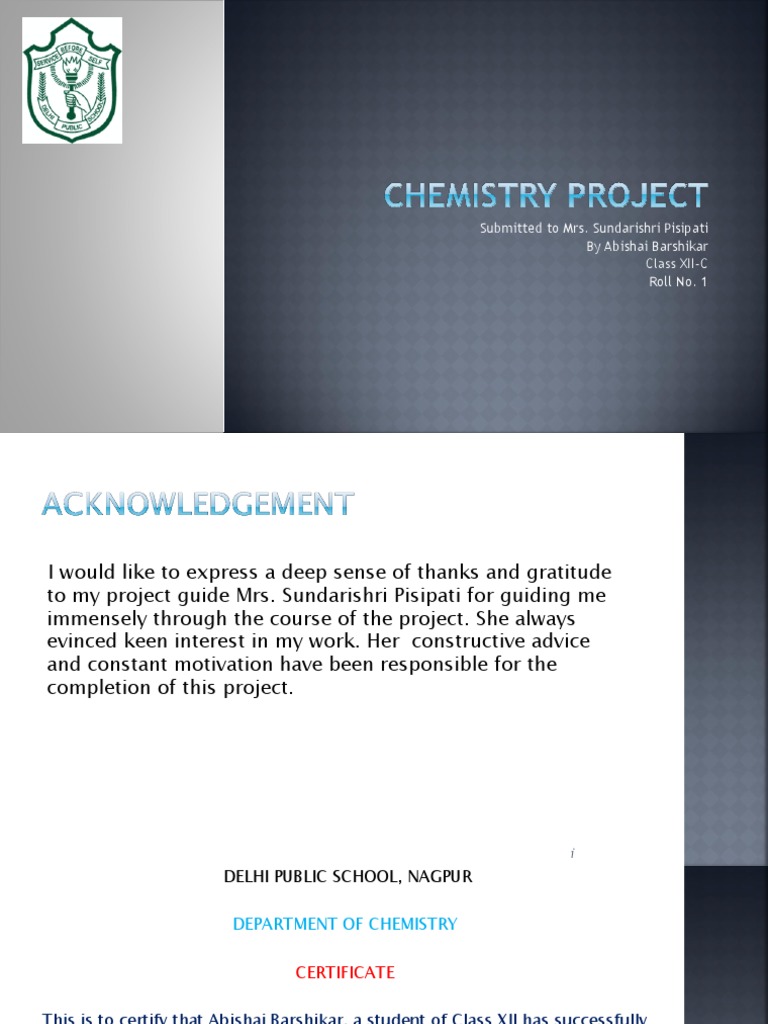 Chemistry Investigatory Project Class 12th | Brewing | Starch